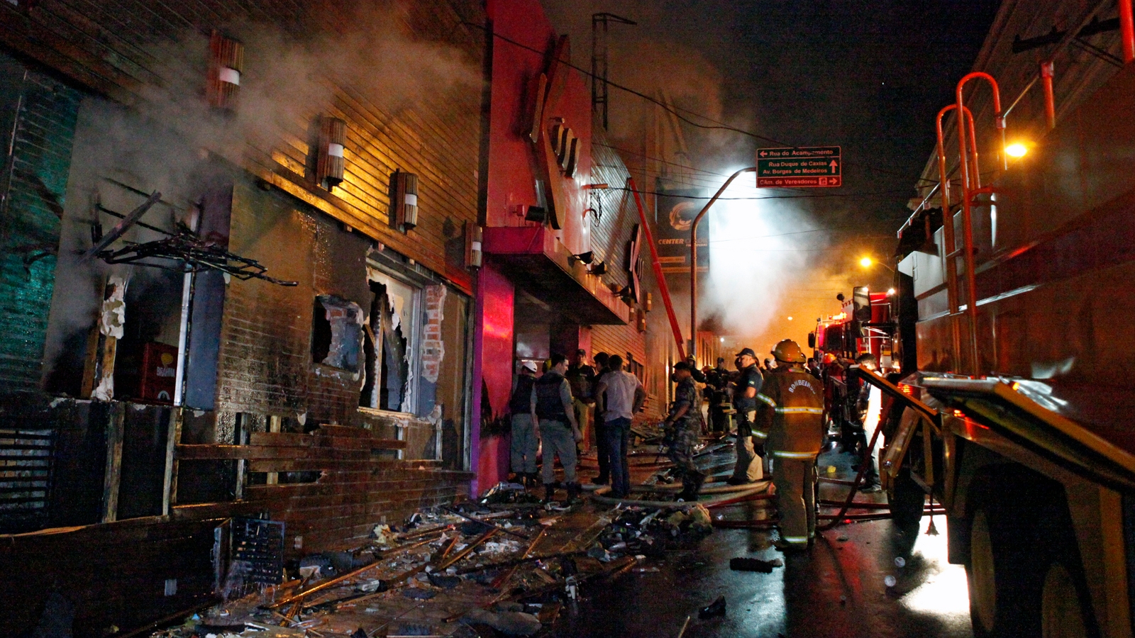 Charges brought over deadly Brazil fire