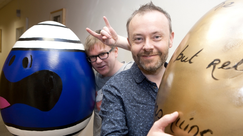 2fm stars unveil Big Egg Hunt masterpieces