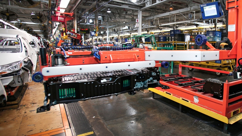 US factory output surged in December