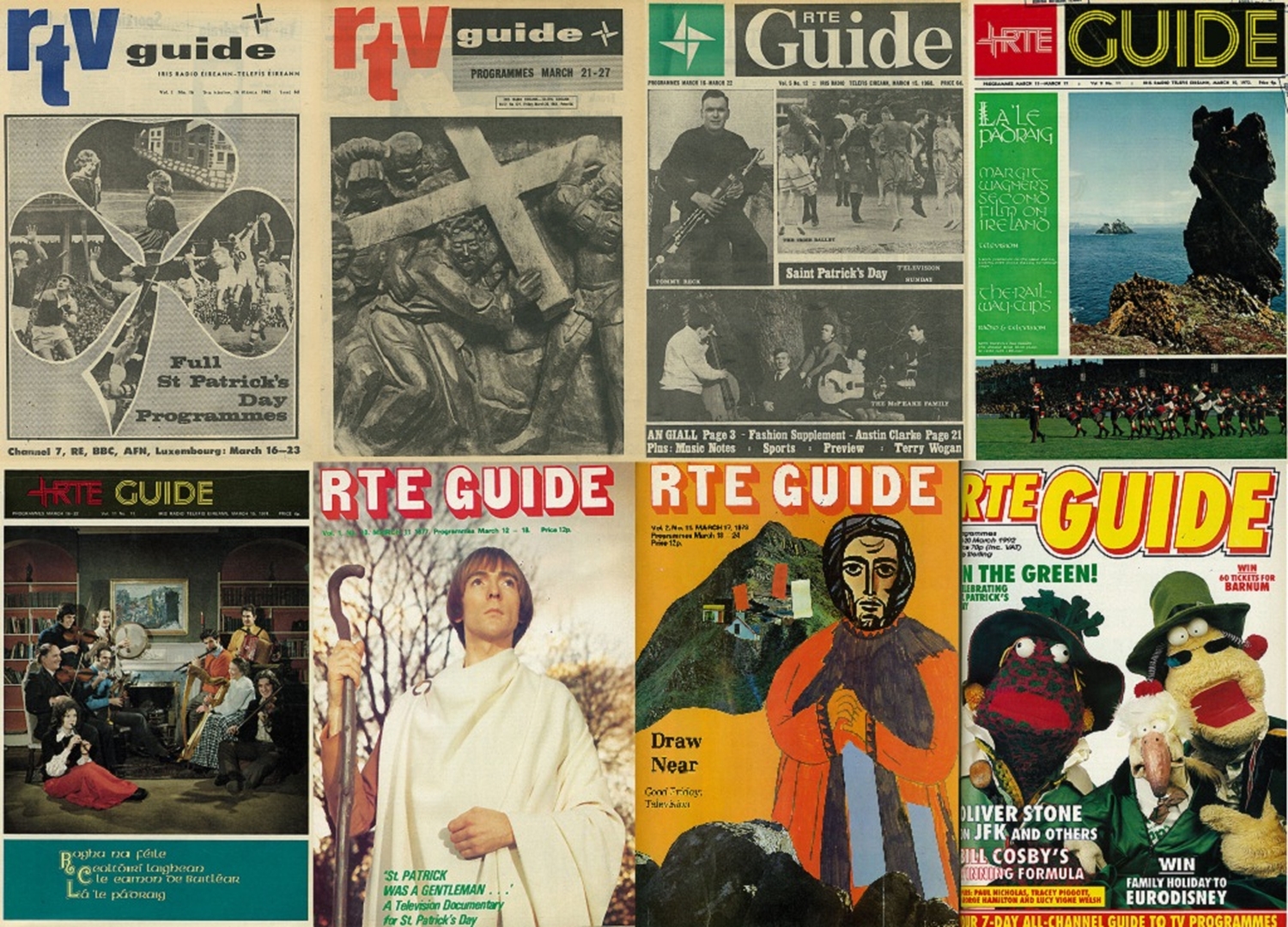 RTÉ Archives | Celebrations | St. Patrick's Day RTÉ Guide Covers
