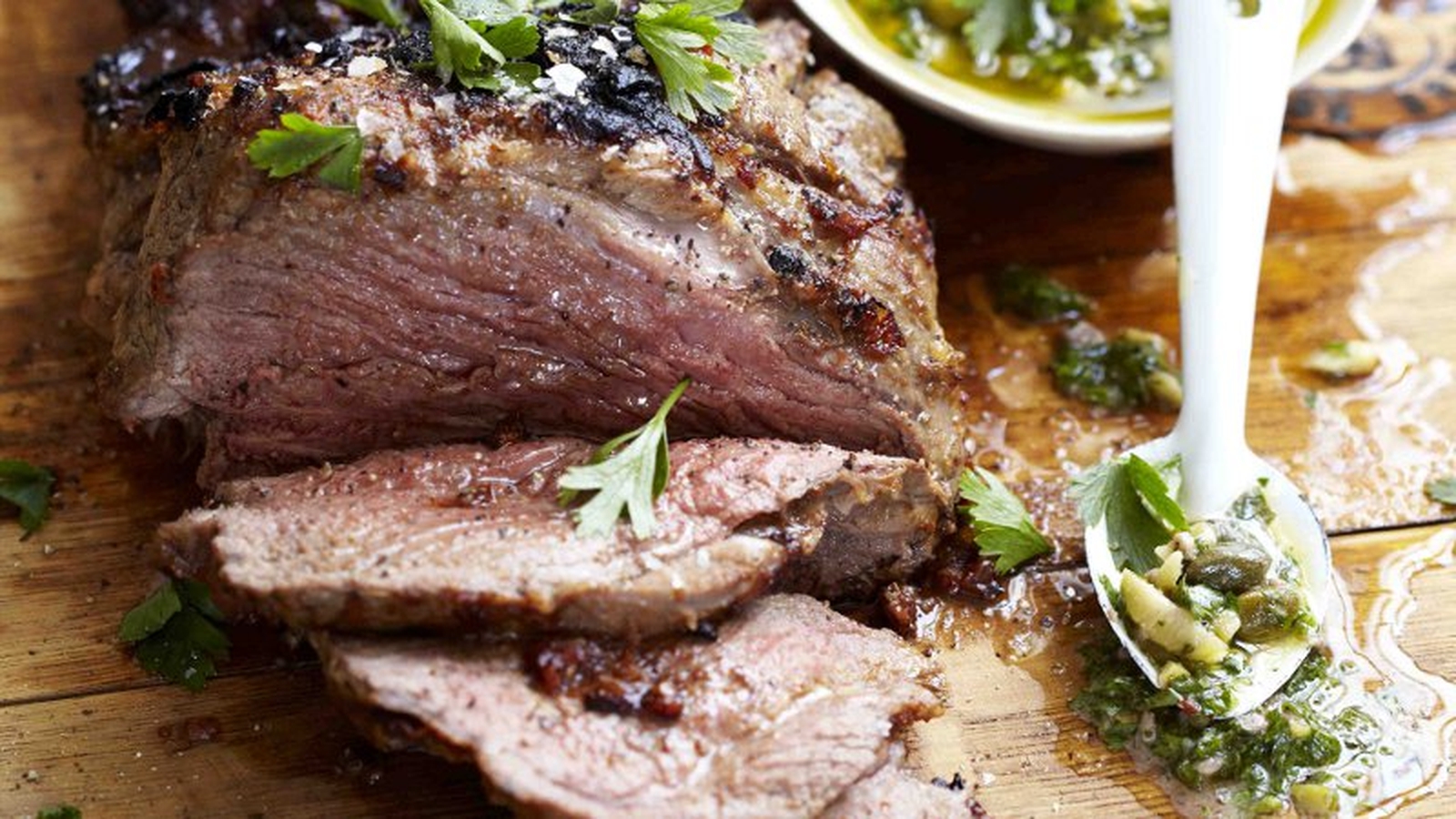 Norman’s Butterflied Leg of Lamb with Lively Salsa