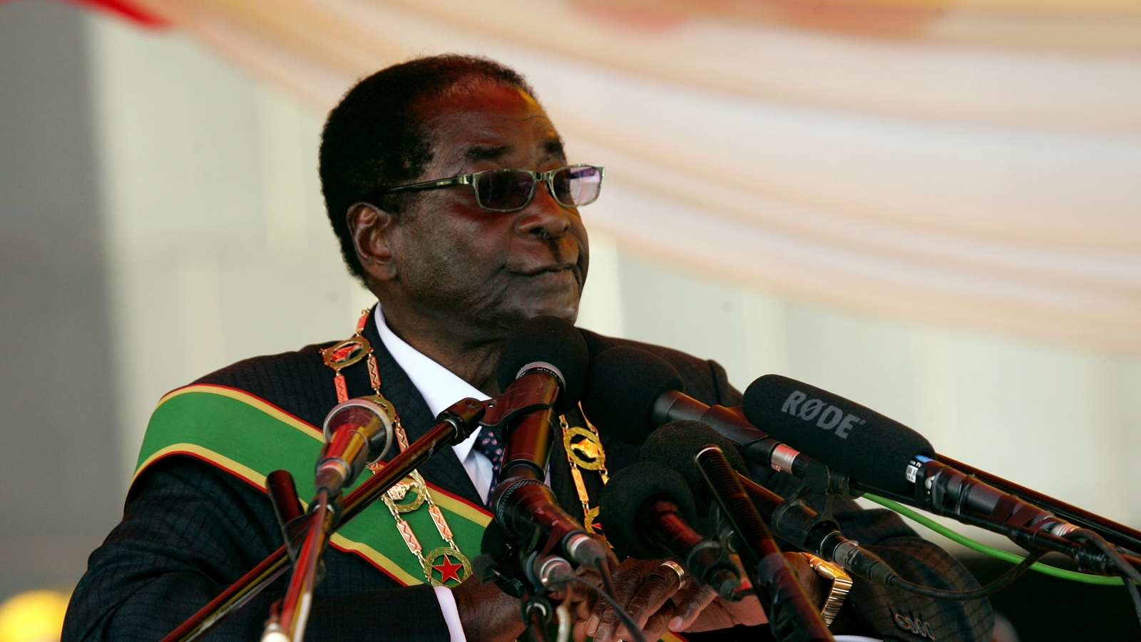 Robert Mugabe speaks out at election critics