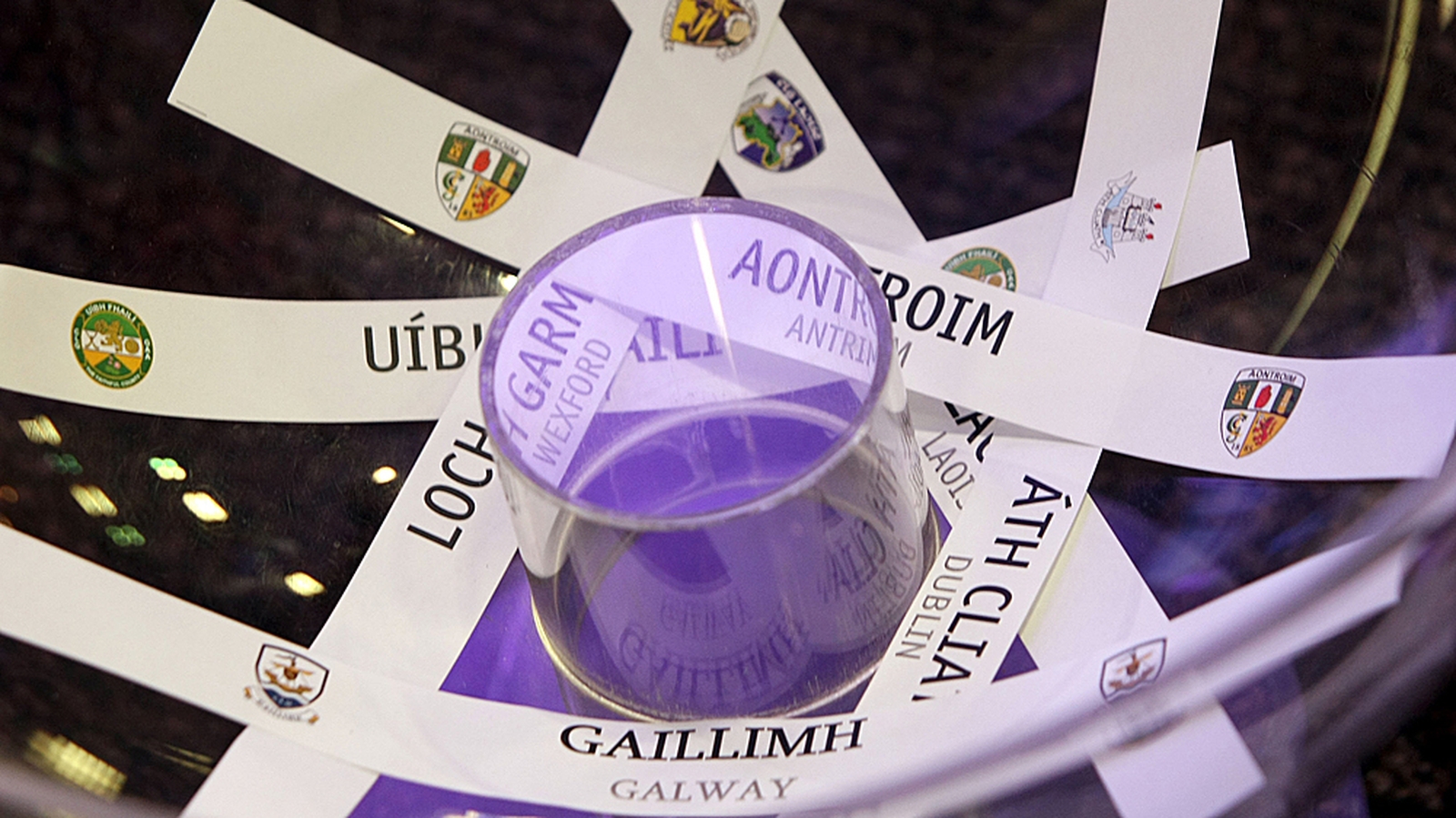 2016 GAA championship draw on RTÉ tonight