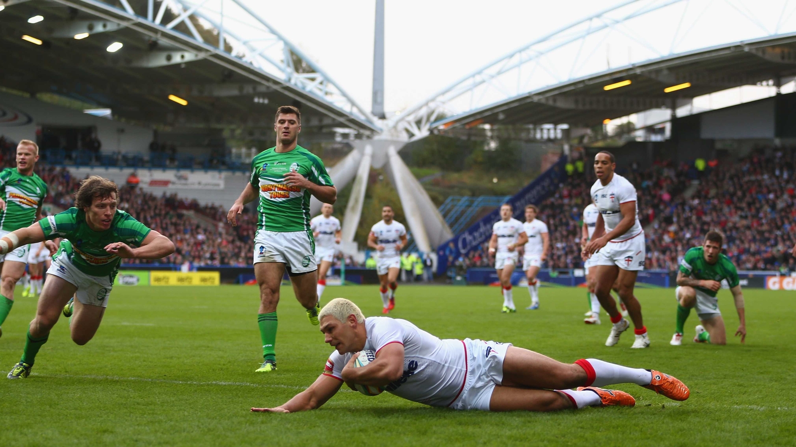 England run riot against Ireland