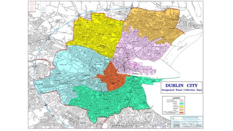 New bin collection days agreed for Dublin city