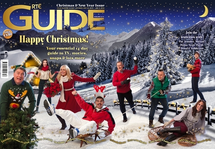 Look! Pat Shortt's RTÉ Guide Christmas Covers