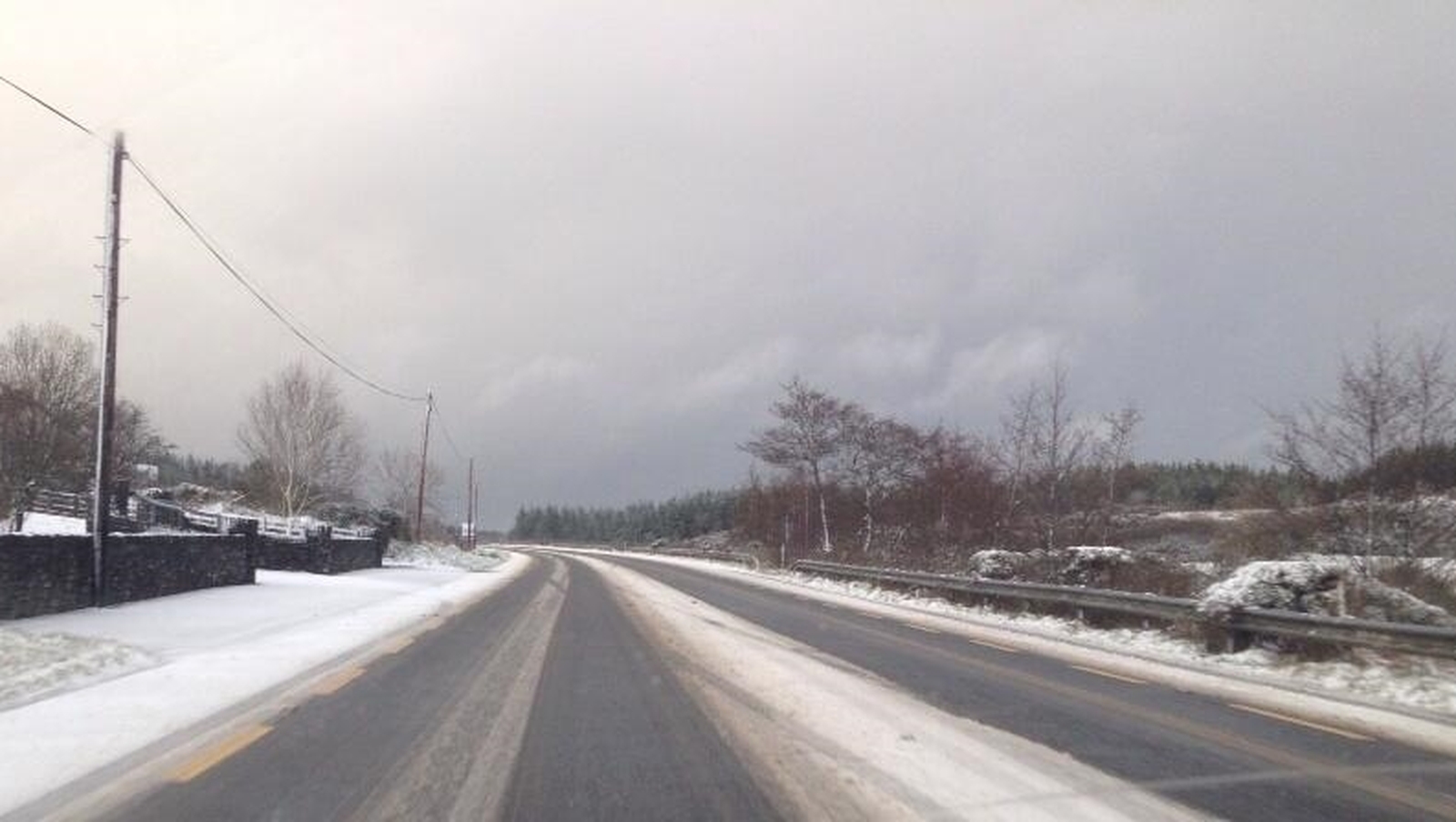 Wintry showers expected in northern areas