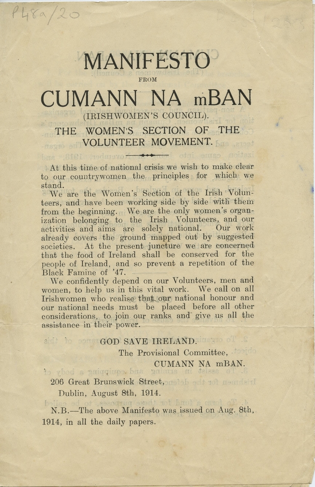Documenting History: Cumann na mBan
