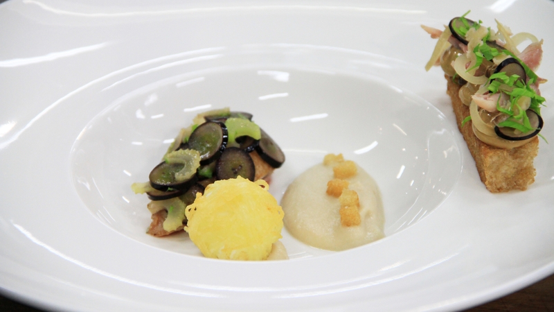 Roast Quail & Shallot Puree: MasterChef