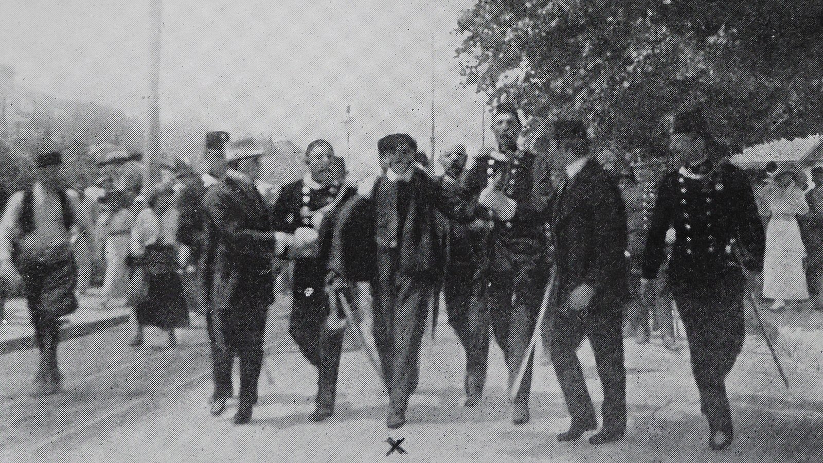 Ferdinand, Princip and the shots that led to WWI