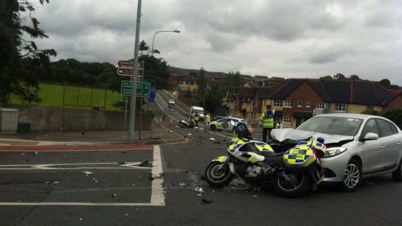 Gardaí injured in crash in Co Sligo