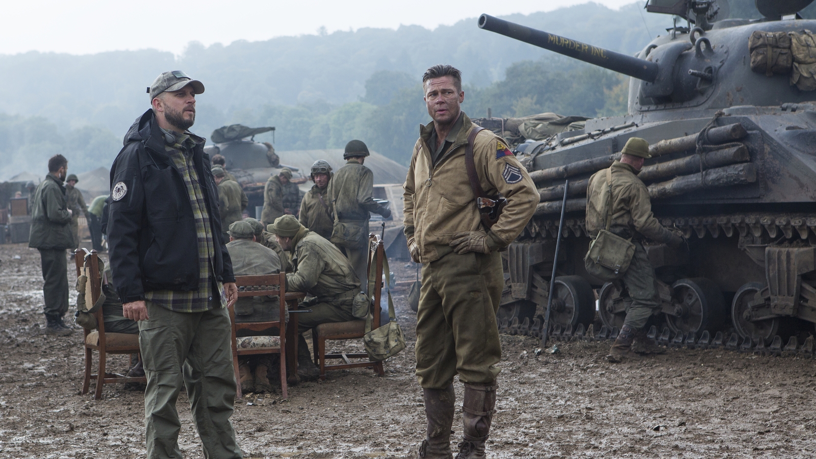 Look! New stills from Brad Pitt's Fury
