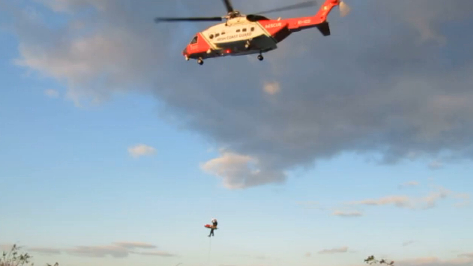 Boy treated in hospital after falling off cliff