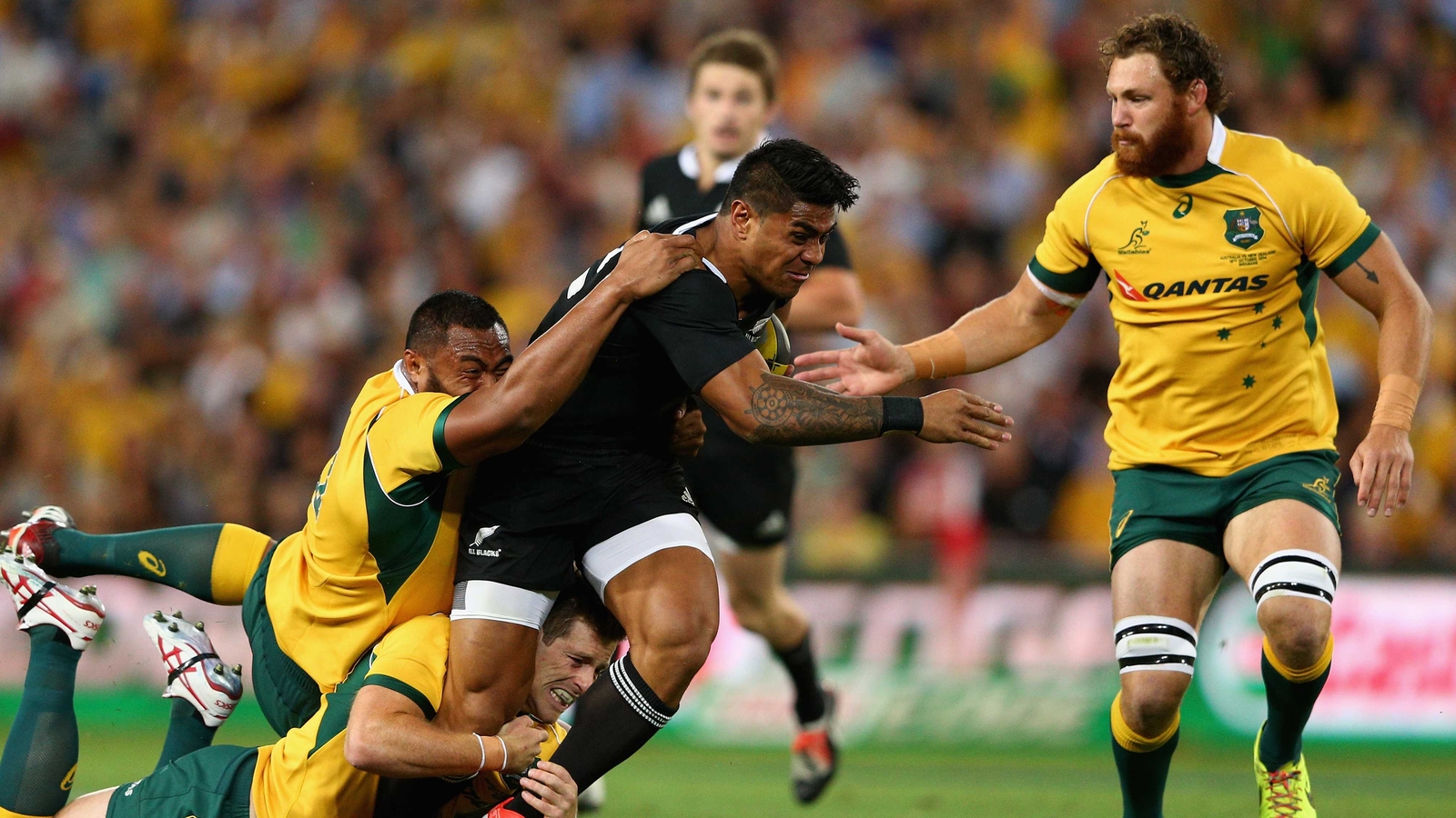 All Blacks strike late for victory over Australia