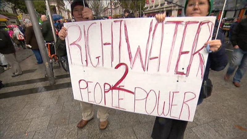 Tens of thousands march against water charges