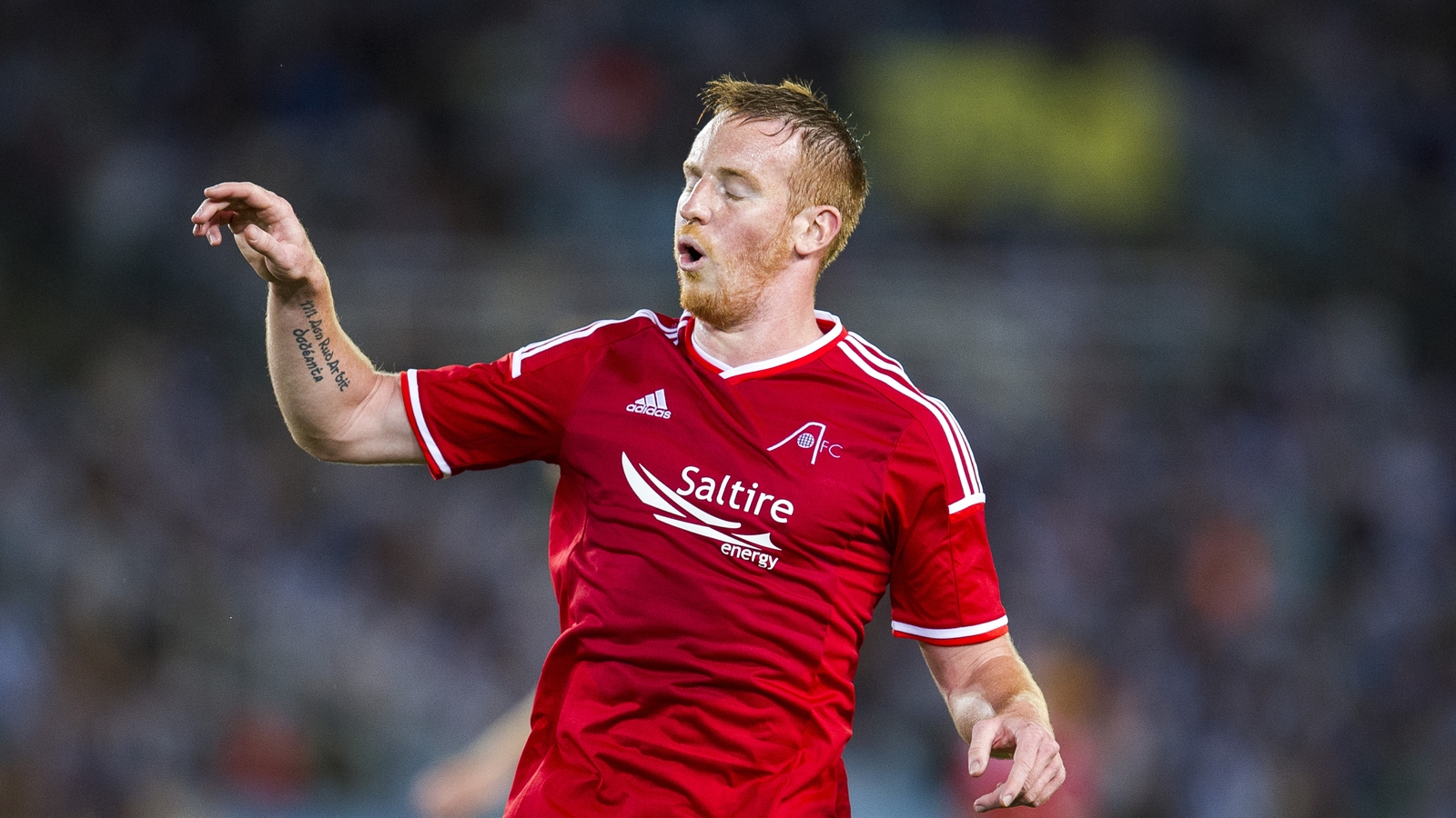 Ireland's Adam Rooney scores to beat Celtic