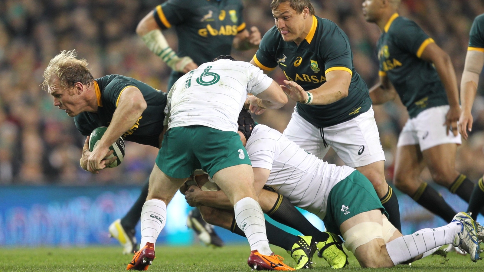 Springboks make five changes