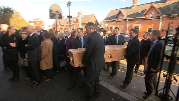 Funeral of Brian Farrell takes place in Dublin