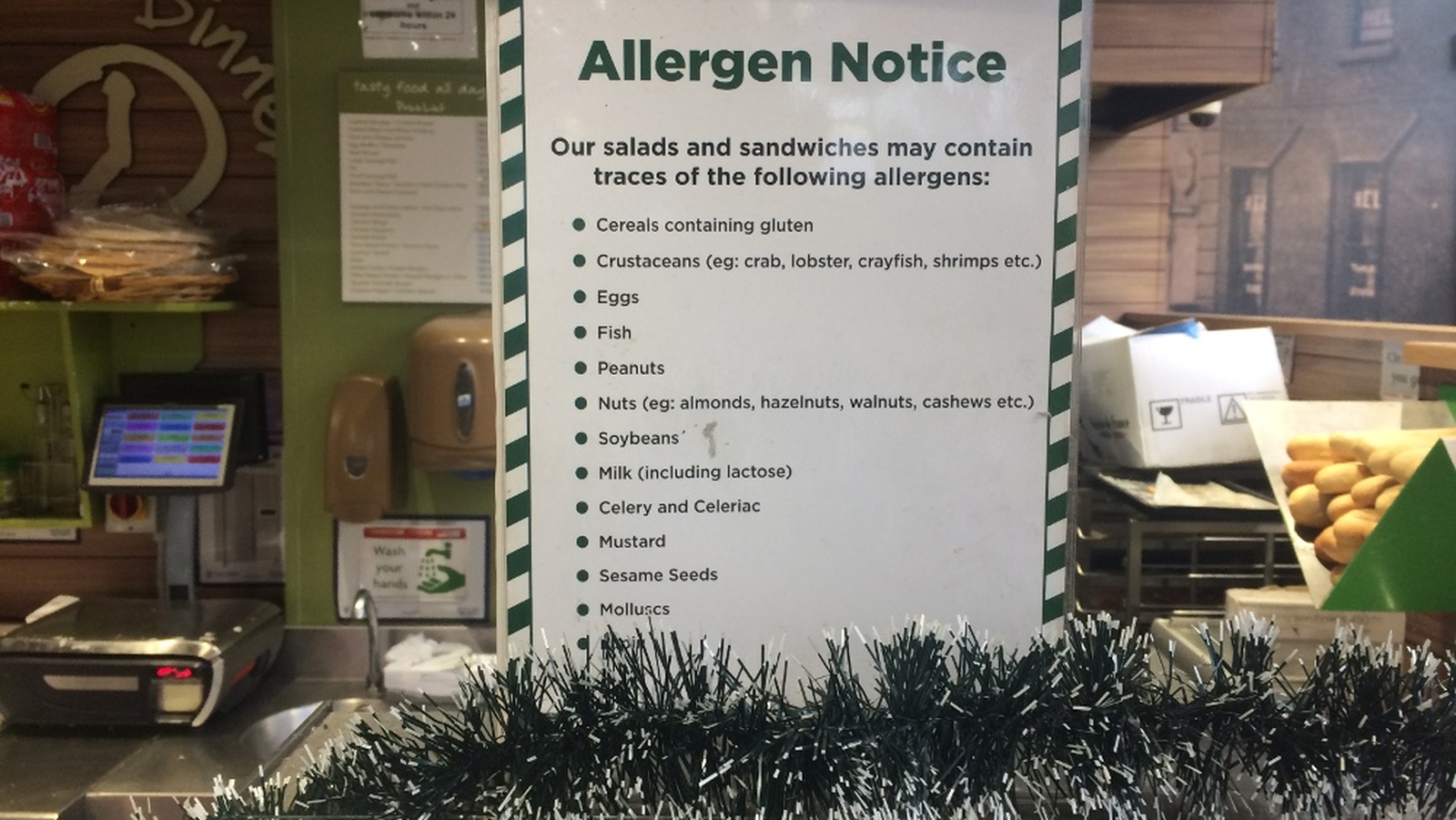 Food labelling comes into effect for restaurants