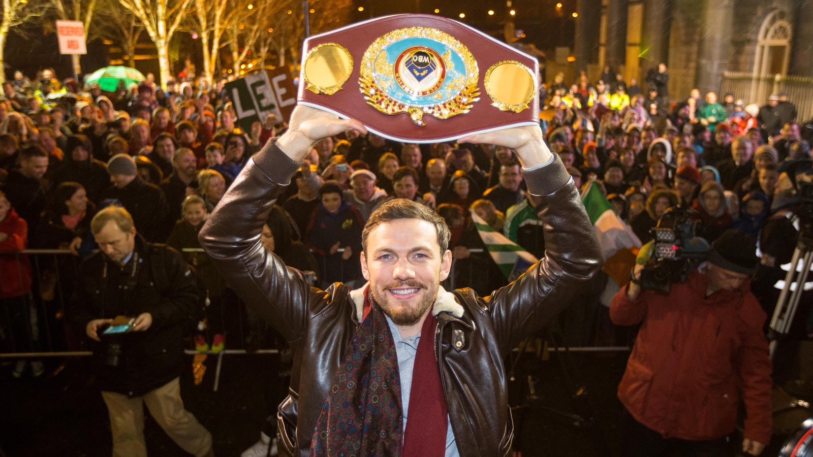 AUDIO: Celebrating Andy Lee's world title