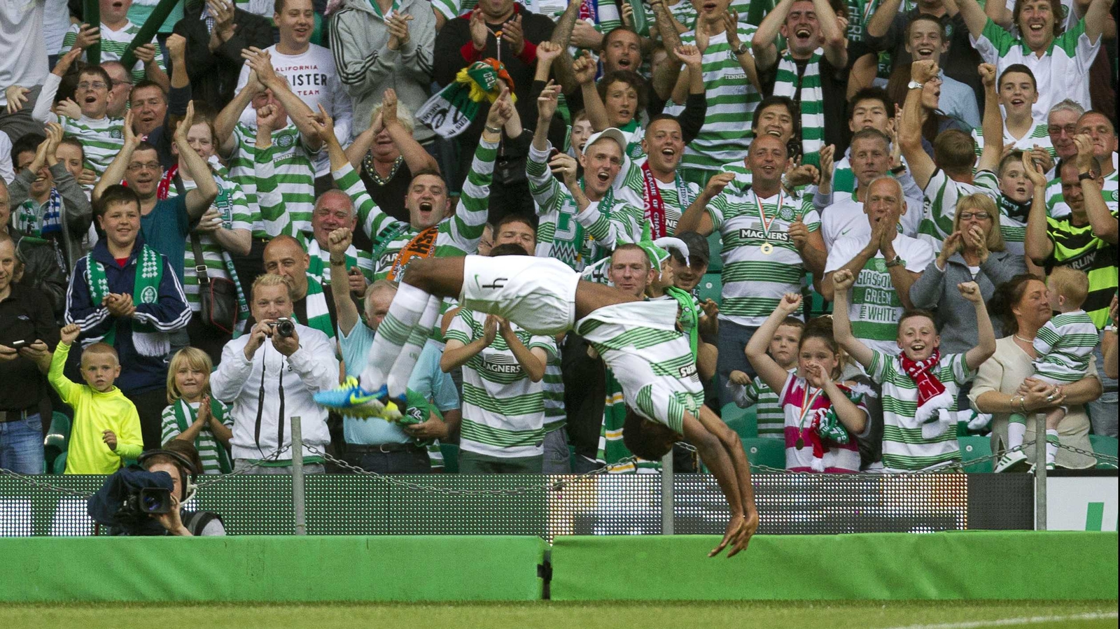 Efe Ambrose enjoying Celtic's title tussle