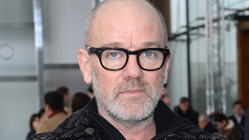 Look! Michael Stipe visits barbers in Rathmines