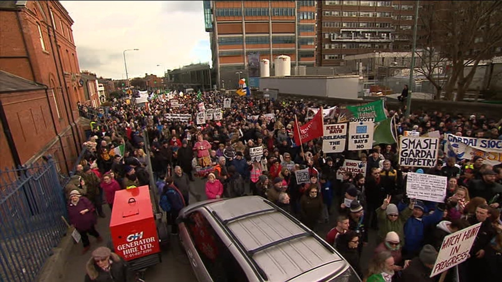 Thousands take part in anti-water charge protests