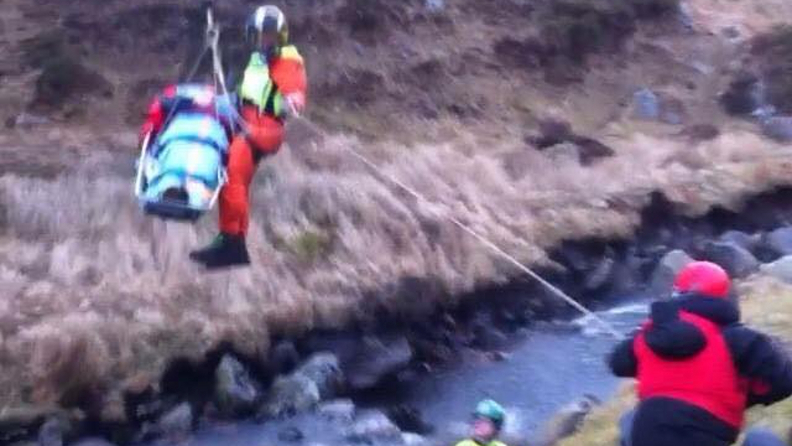 Man airlifted to hospital after ravine fall