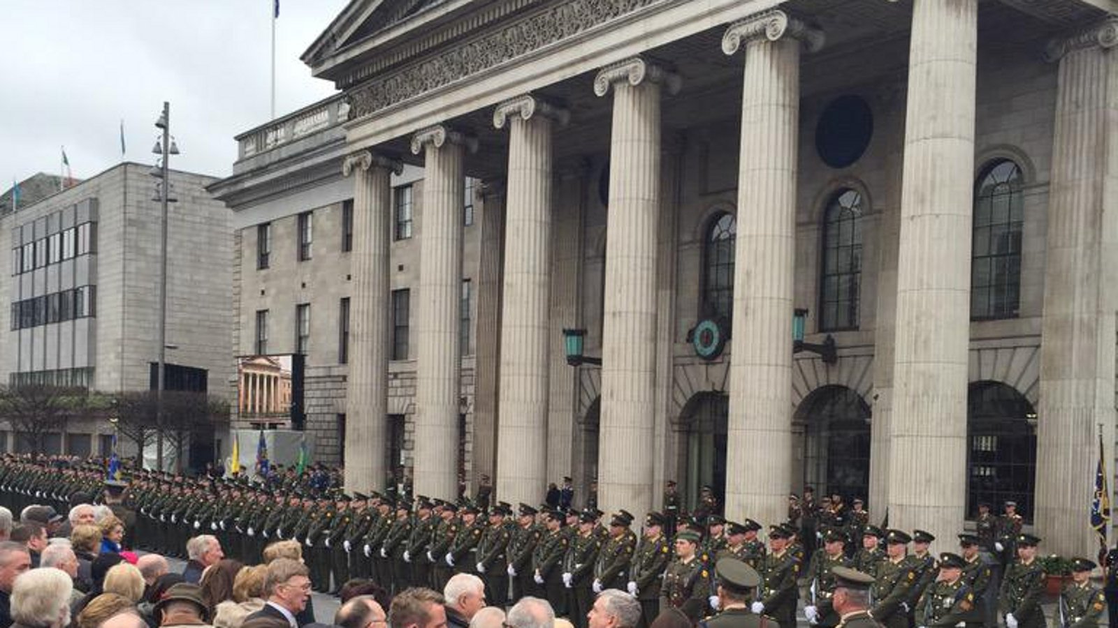 Easter Rising marked in military ceremony