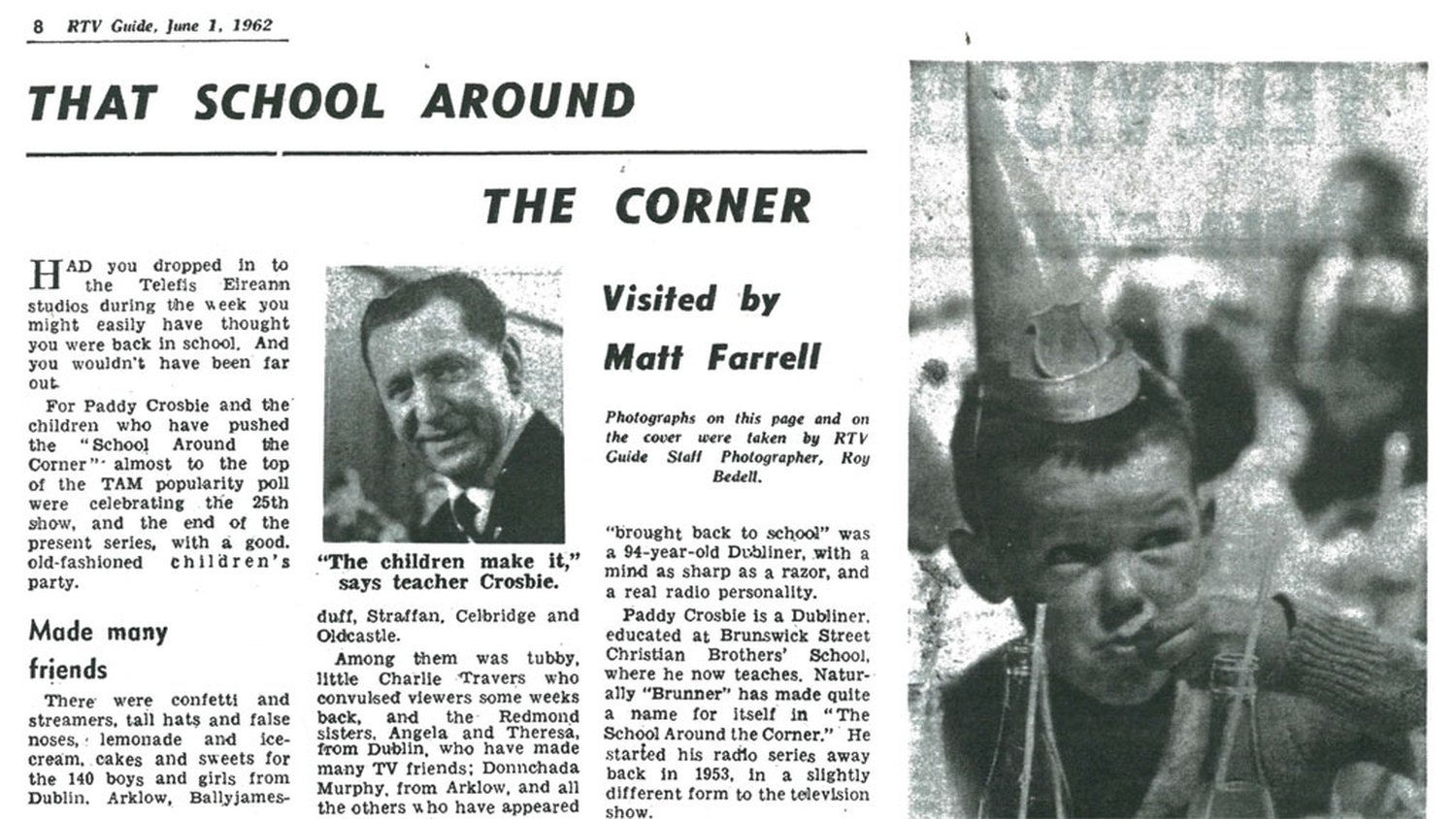 RTÉ Archives | Entertainment | The School Around the Corner