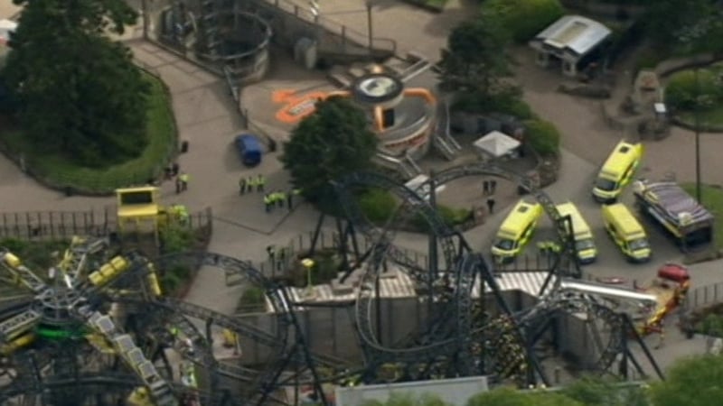 Four seriously injured in Alton Towers accident