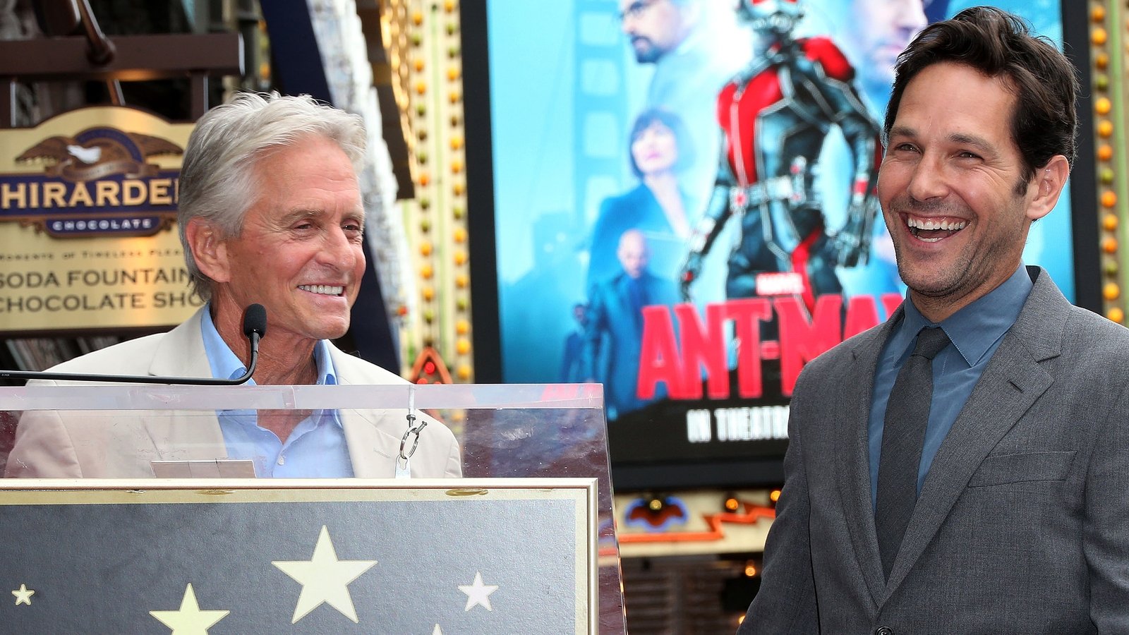 Douglas did not see Ant-Man co-star Rudd as a hero