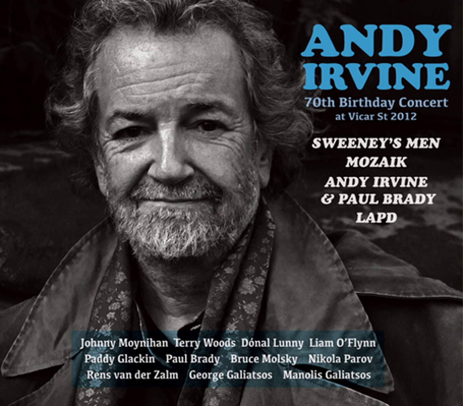 Andy Irvine 70th Birthday Concert Vicar St DVD/CD