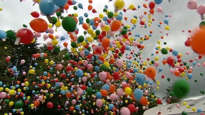 Balloons released in Galway for charity event