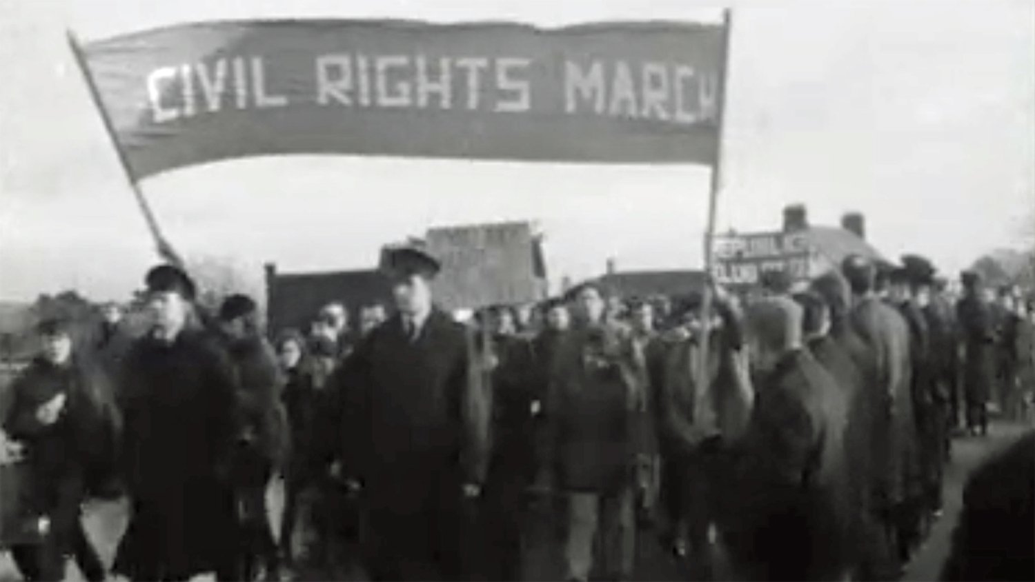 RTÉ Archives | War and Conflict | Civil Rights March Belfast to Derry ...