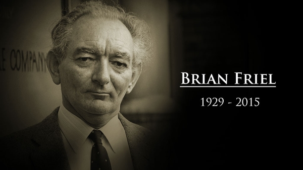 Broadway dims lights in memory of Brian Friel