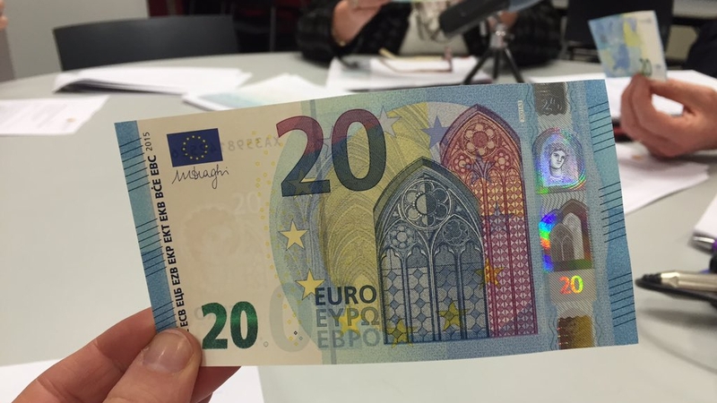 Central Bank stops printing euro bank notes