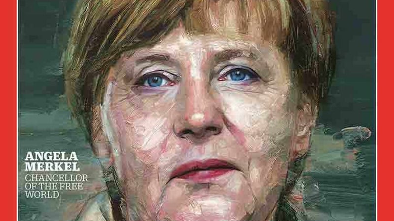 Belfast artist hits big TIME with Merkel portrait