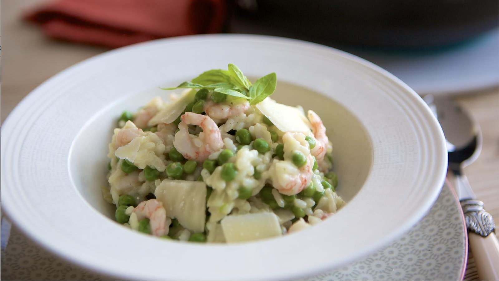 Siobhan's Family Friendly Pea and Prawn Risotto
