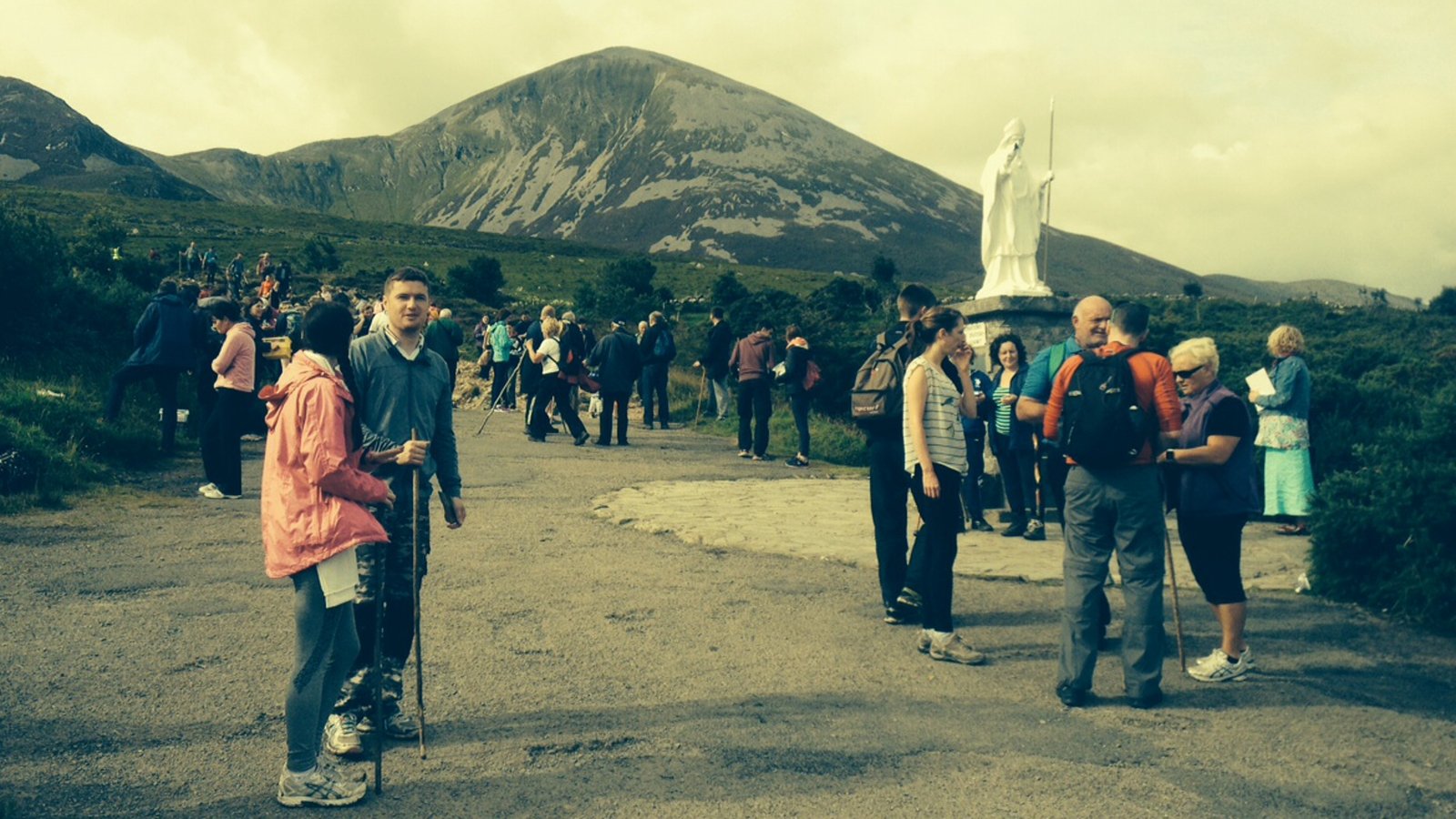 Up to 20,000 pilgrims climb Croagh Patrick