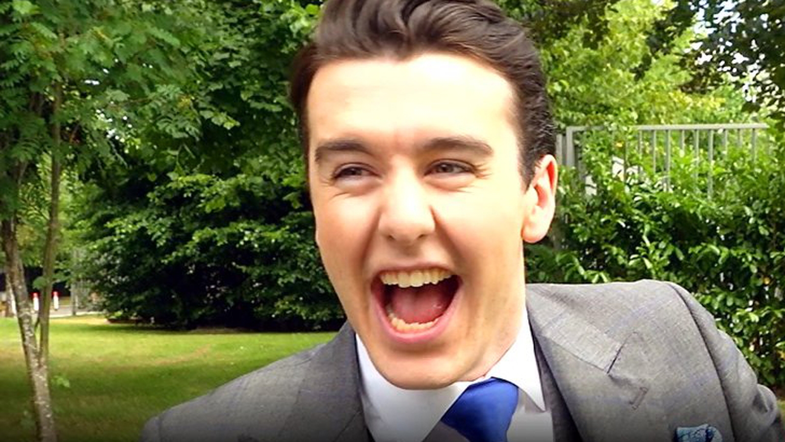 Oooer! Al Porter lands a big one at comedy Oscars