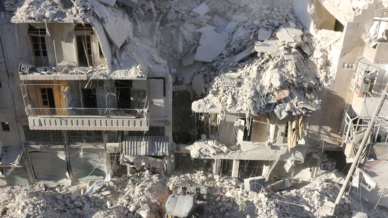 Russian war planes hit rebel-held areas of Aleppo