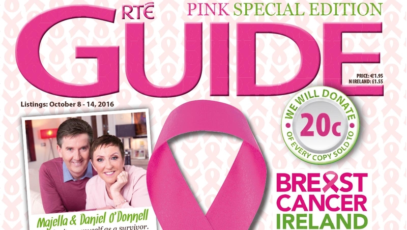 RTÉ Guide goes Pink for Breast Cancer Awareness Month