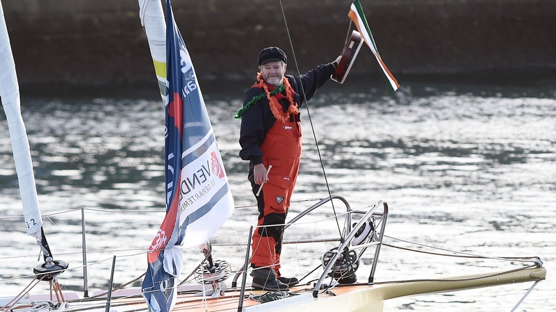 Irish sailor vows to complete Vendee Globe journey