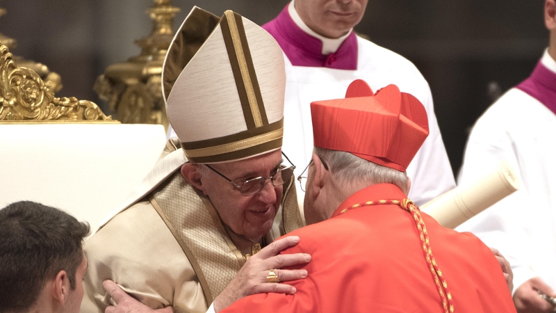 Irishman among 17 new cardinals appointed by Pope
