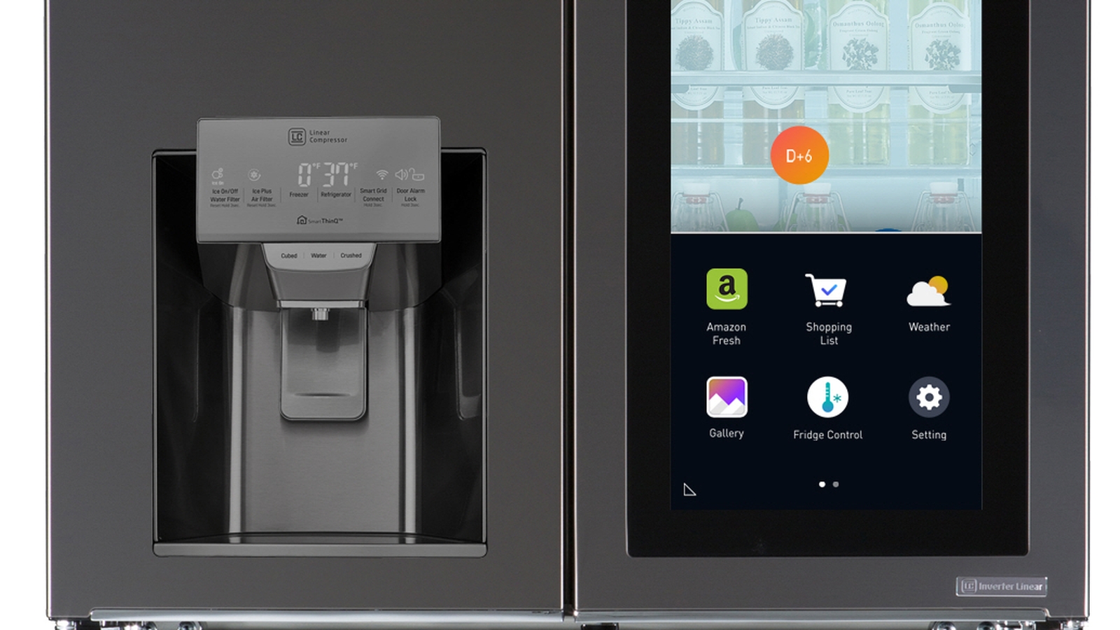 LG unveils voice-controlled fridge