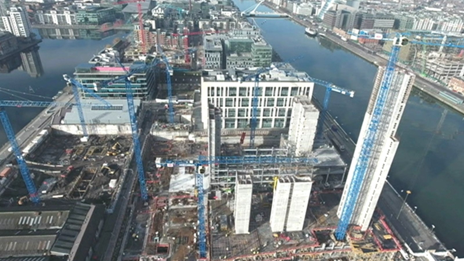 Constructing Ireland's tallest building
