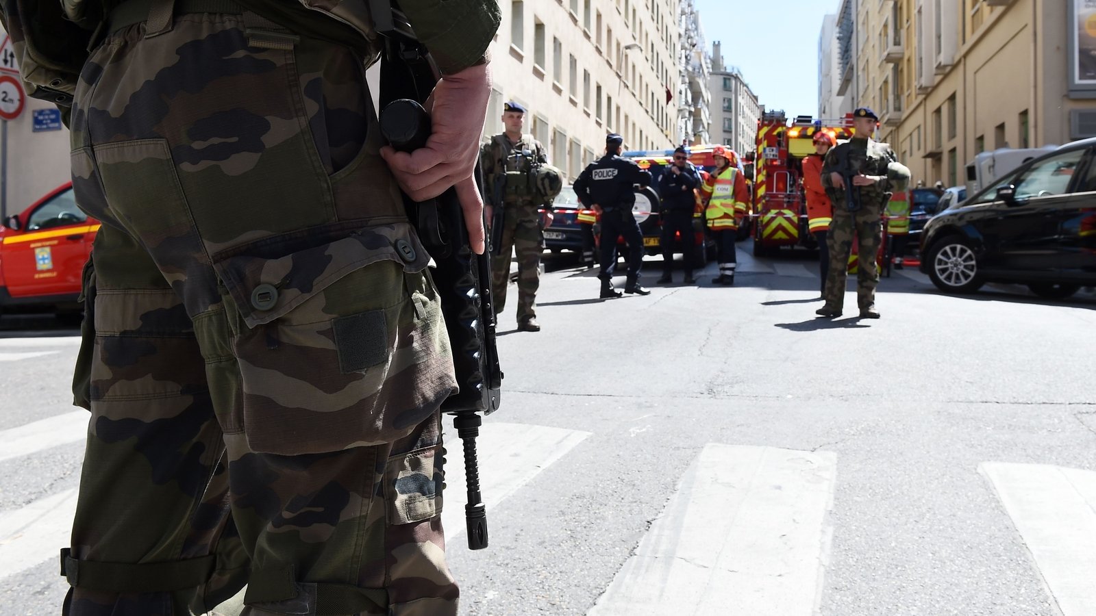 Two held over 'imminent and violent' attack in France