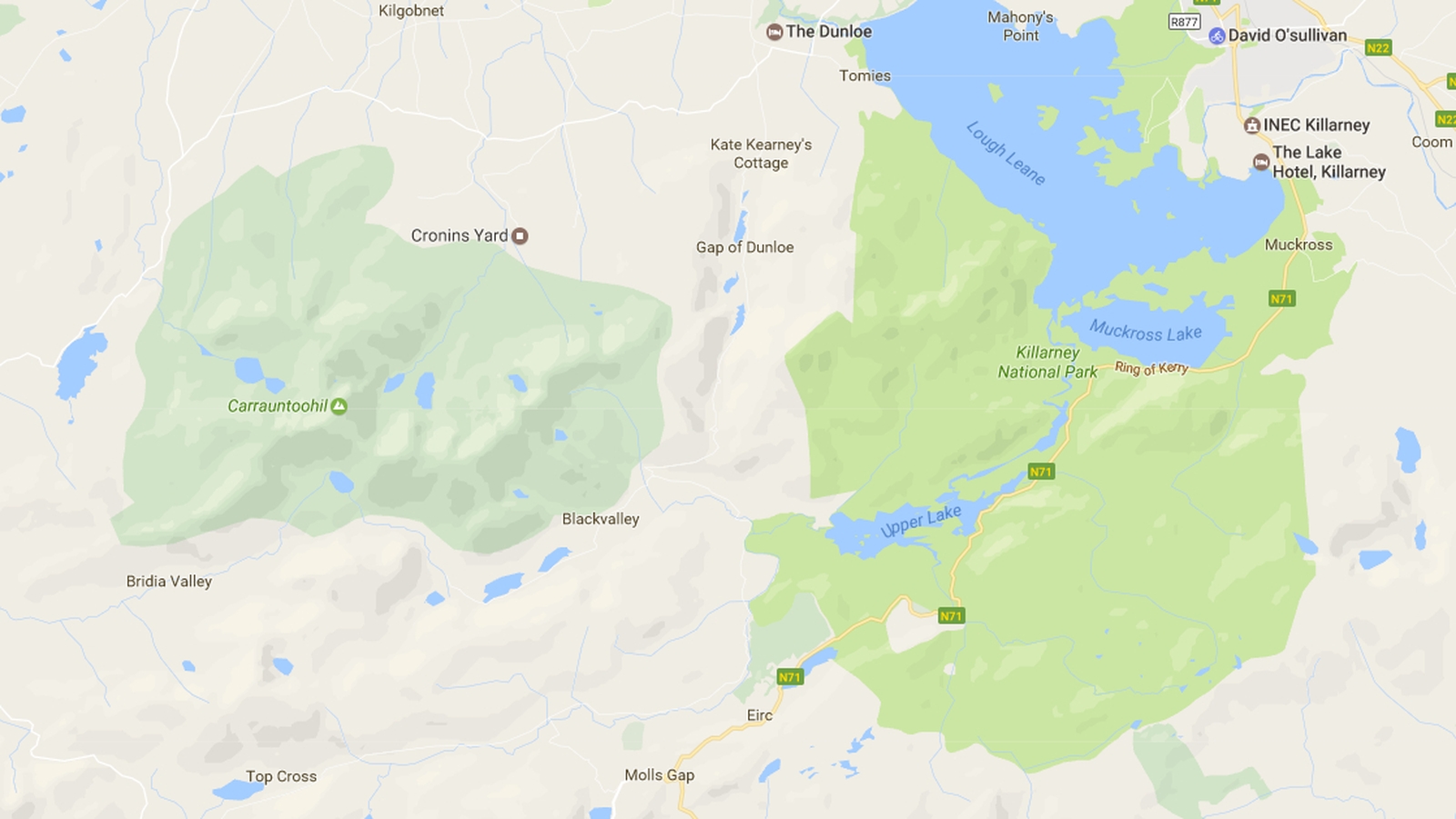 Fire service tackling Killarney gorse fire