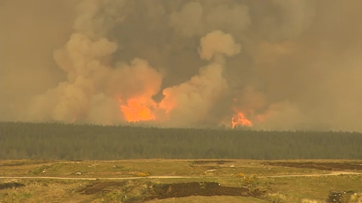 Battle continues to bring Galway gorse fire under control | Morning ...